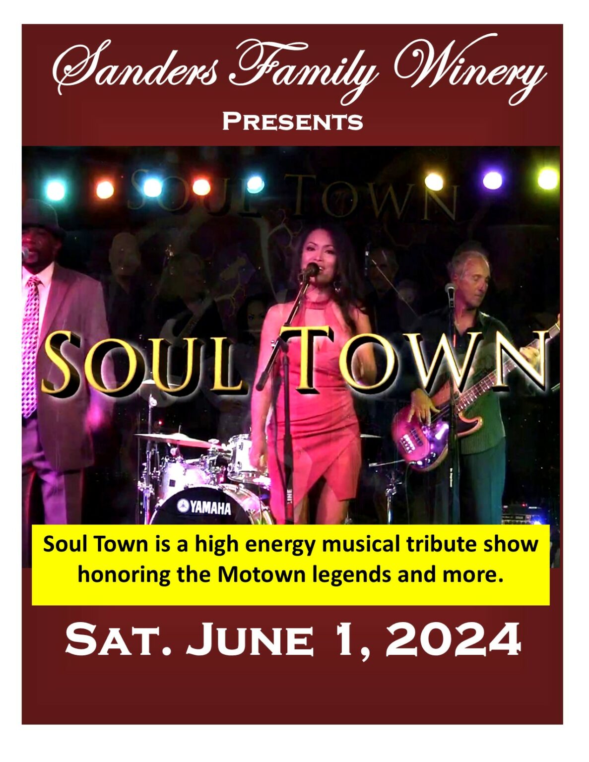 SOUL TOWN SHOW BAND – Sanders Family Winery